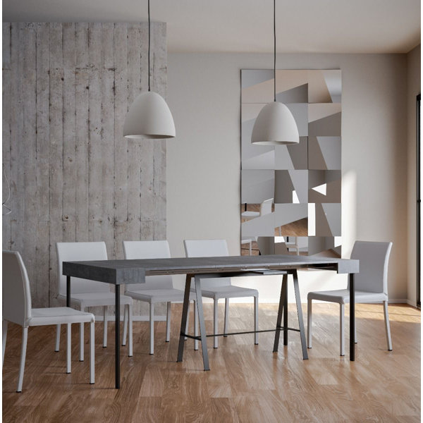 Itamoby Extending Console Table Banco Stained Fir with Anthracite Structure | Wayfair.co.uk